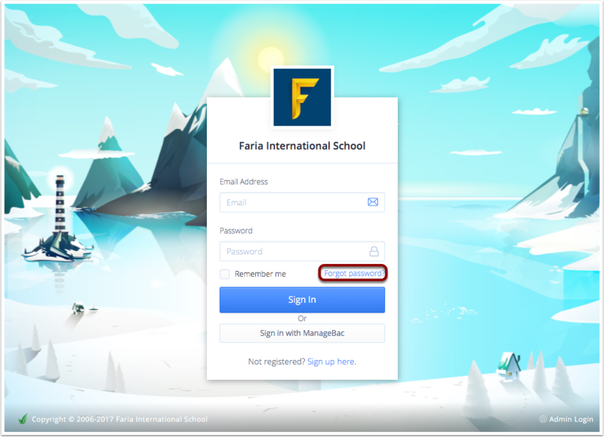 Accessing Your Account – OpenApply