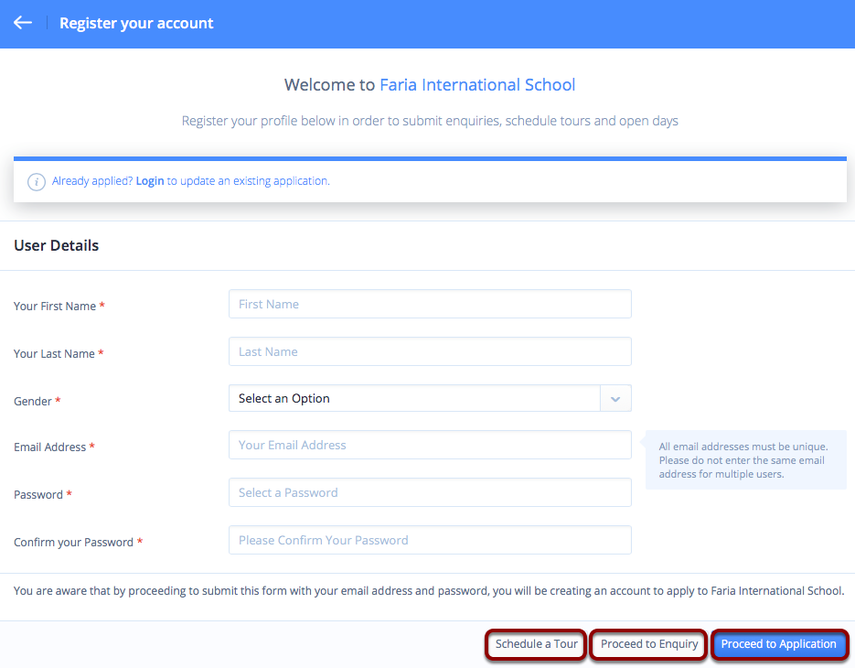 Accessing Your Account – OpenApply