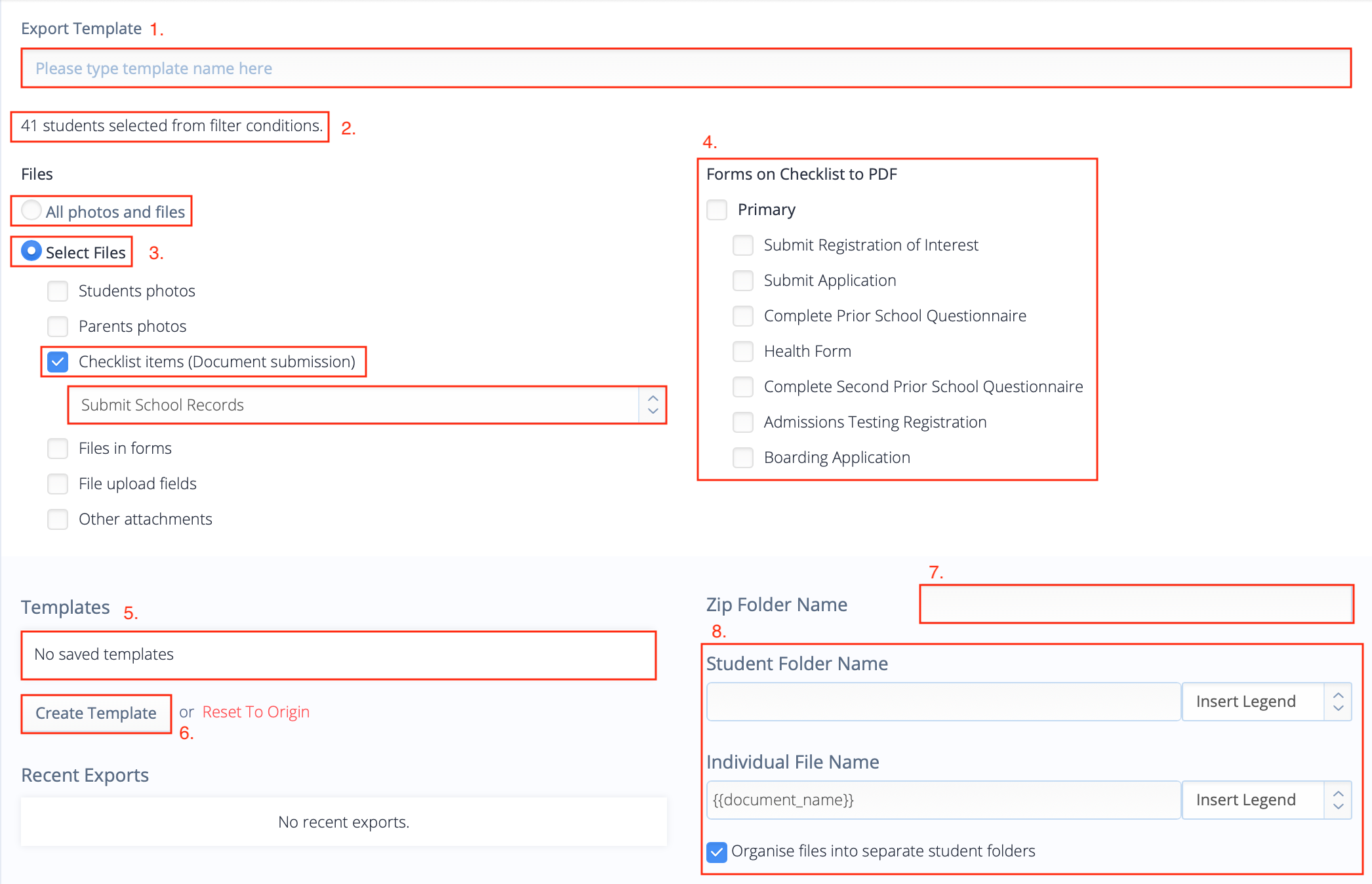 File Exports – OpenApply Help Centre