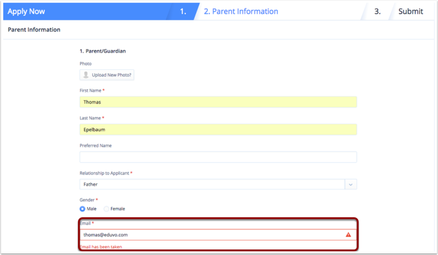 Completing Enquiry & Application Forms – OpenApply