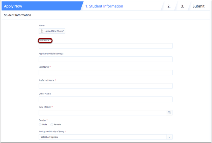 Completing Enquiry & Application Forms – OpenApply