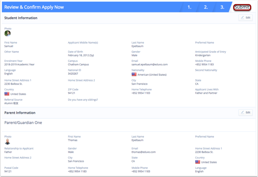 Completing Enquiry & Application Forms – OpenApply