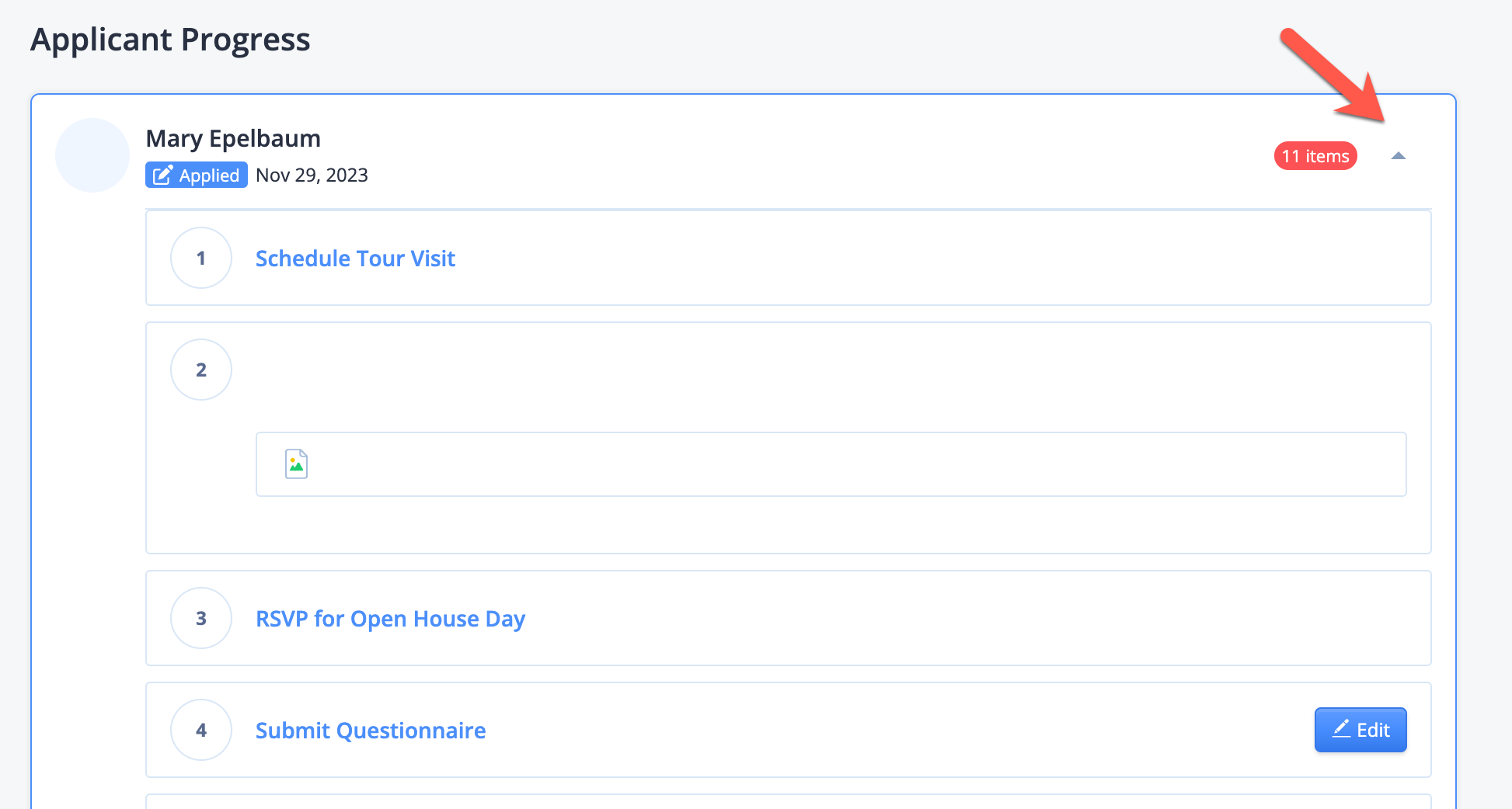 Completing Checklist Requirements – OpenApply Help Centre