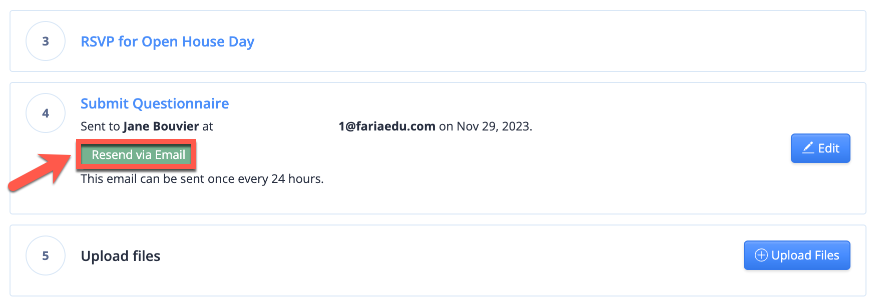 Completing Checklist Requirements – OpenApply Help Centre