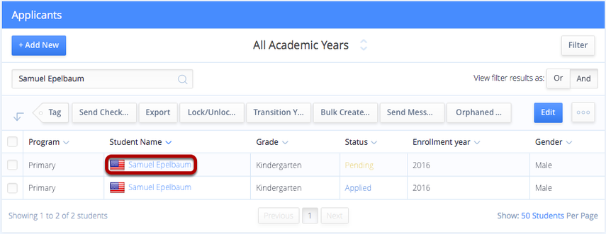Merging Applicants – OpenApply Help Centre