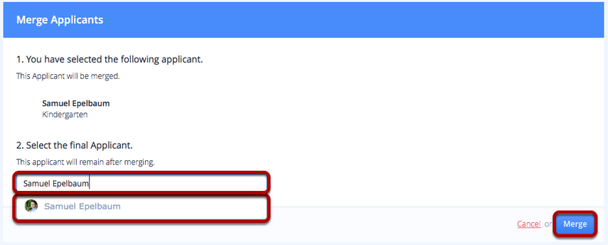 Merging Applicants – OpenApply Help Centre